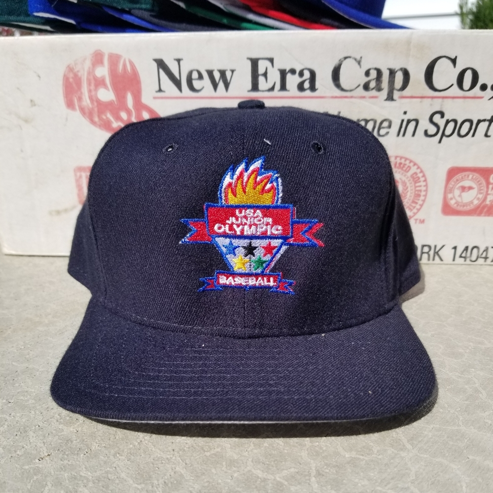 1990s Junior Olympics Baseball Snapback Hat - Gem